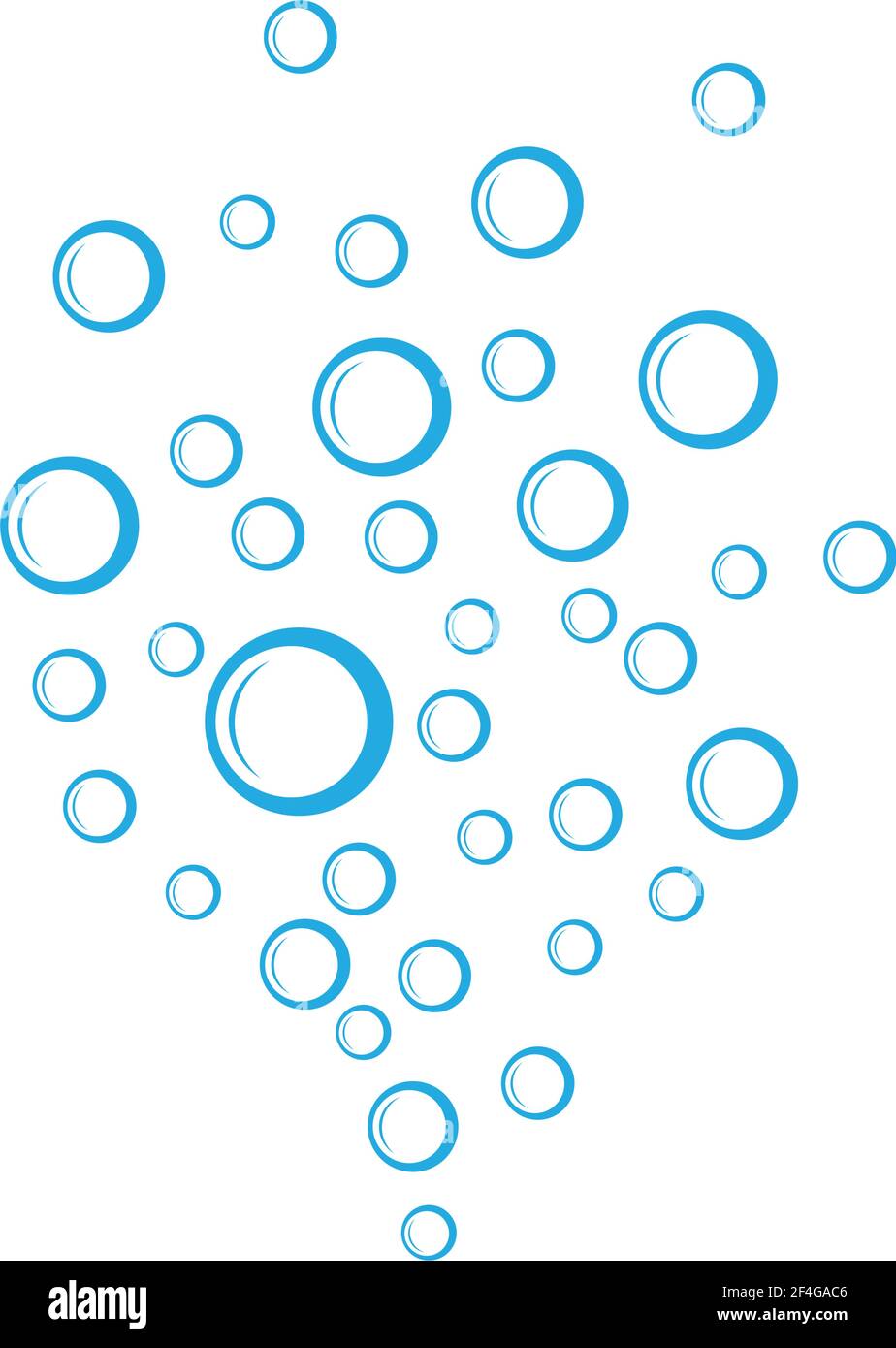 Bubbles water background vector icon illustration design Stock Vector ...