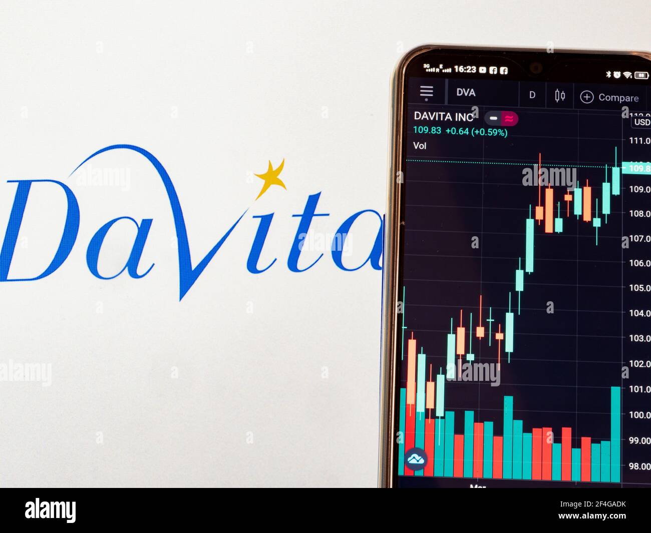 Davita logo hi-res stock photography and images - Alamy