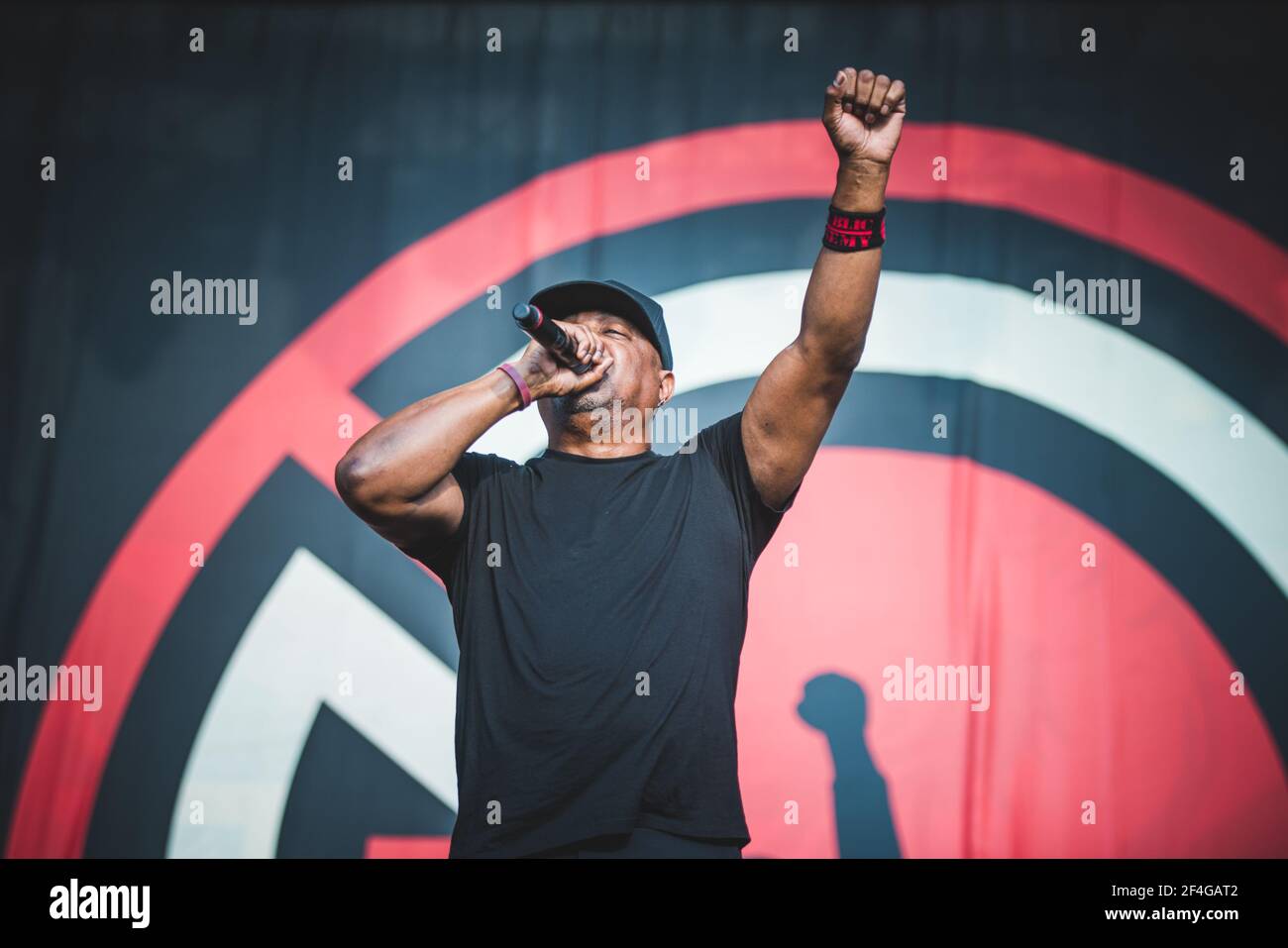 ITALY, FIRENZE 2017: Chuck D, rapper/singer of the American rap/rock ...