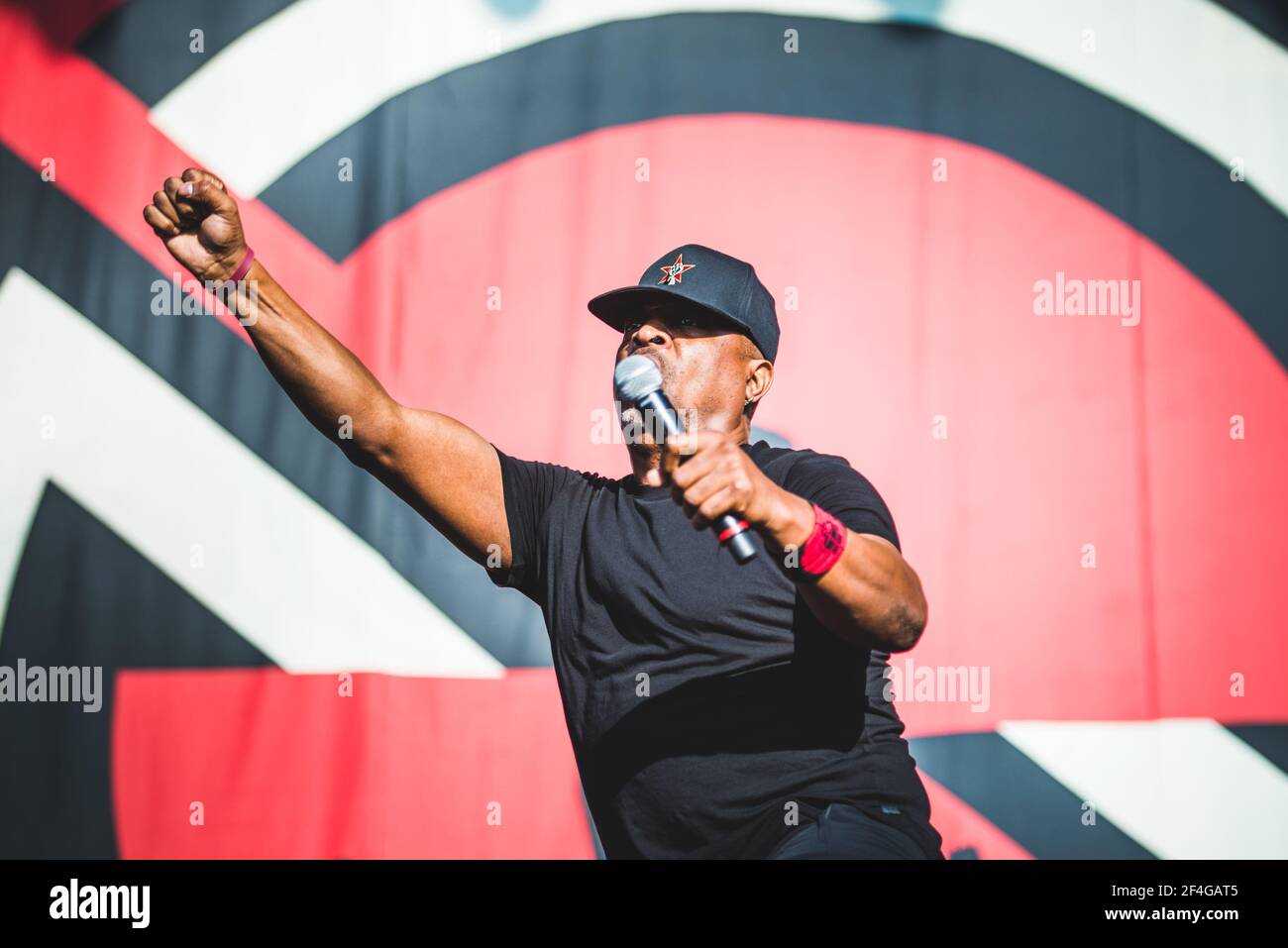 ITALY, FIRENZE 2017: Chuck D, rapper/singer of the American rap/rock ...
