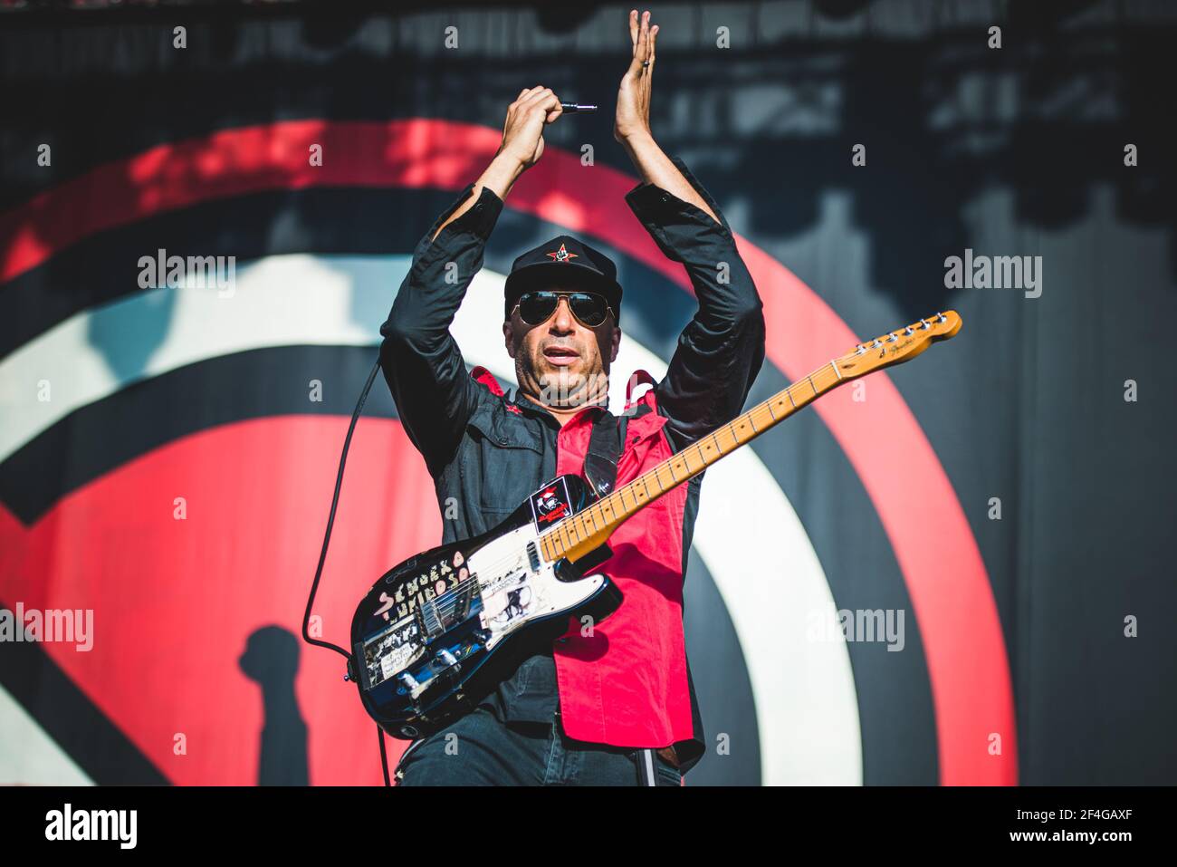 ITALY, FIRENZE 2017: Tom Morello, guitarist of the American rap/rock ...
