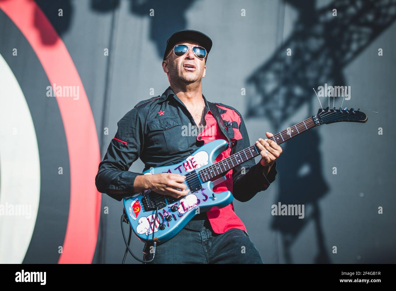 ITALY, FIRENZE 2017: Tom Morello, guitarist of the American rap/rock ...