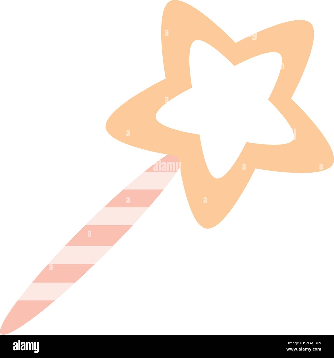 magic wand stick cartoon isolated Stock Vector Image & Art - Alamy