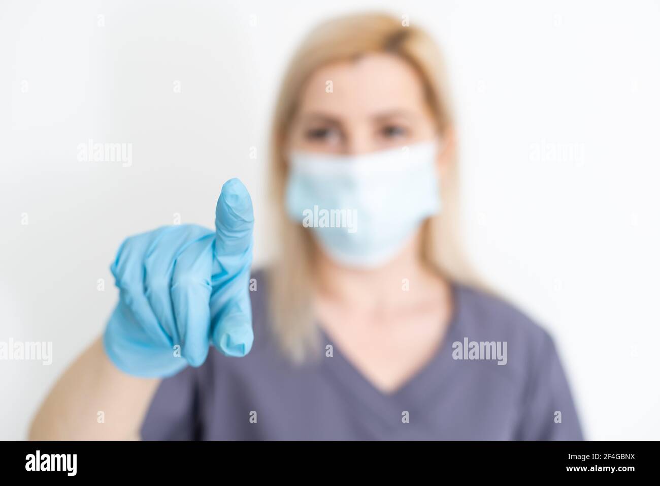 Nice professional doctor pointing hi-res stock photography and images ...