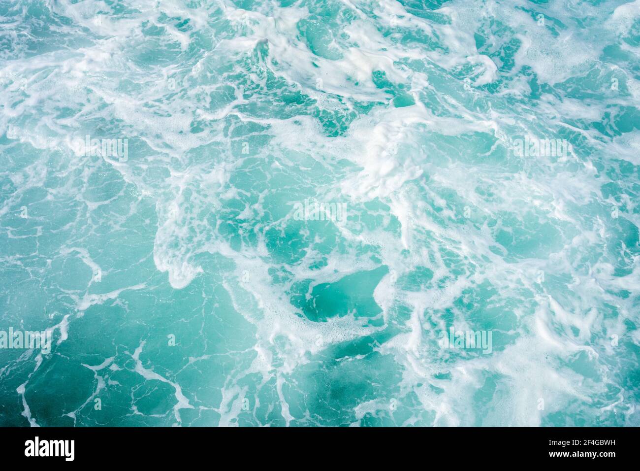 The foamy blue clear water Stock Photo - Alamy