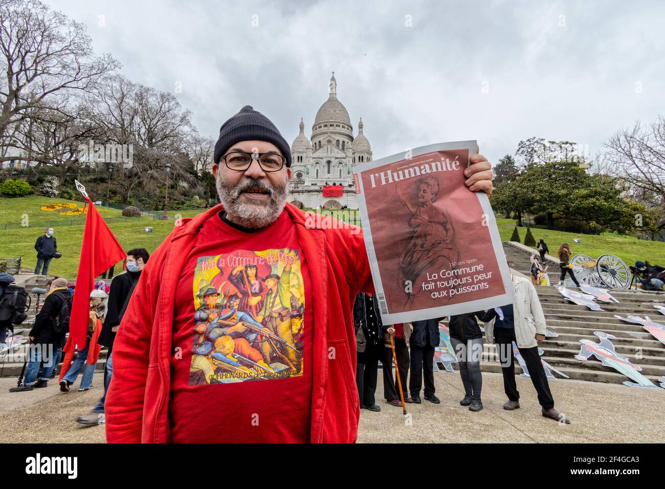 Paris, France. 18th Mar, 2021. Commemoration of the 150th anniversary ...