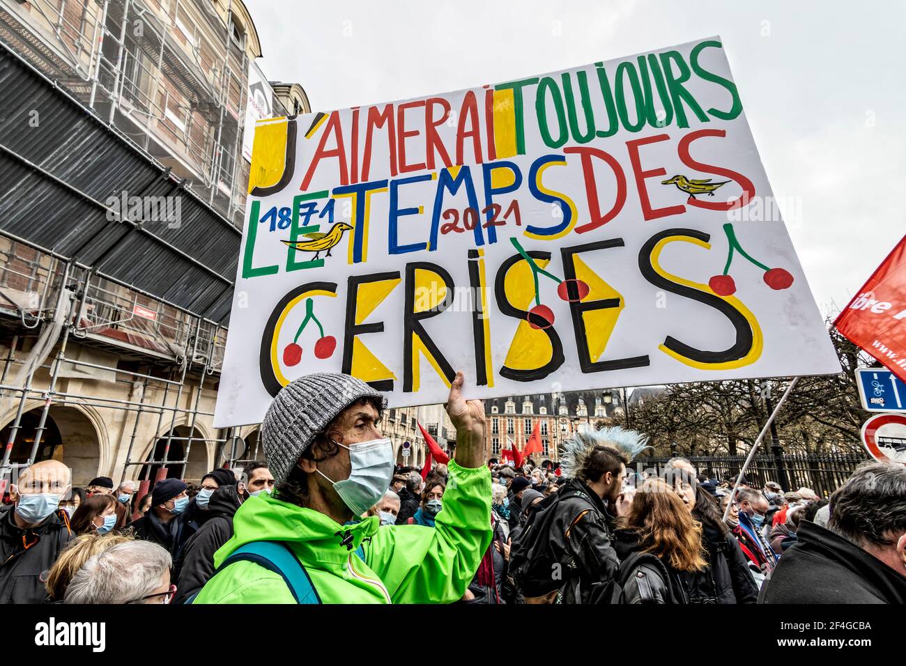 Paris, France. 18th Mar, 2021. Commemoration of the 150th anniversary ...