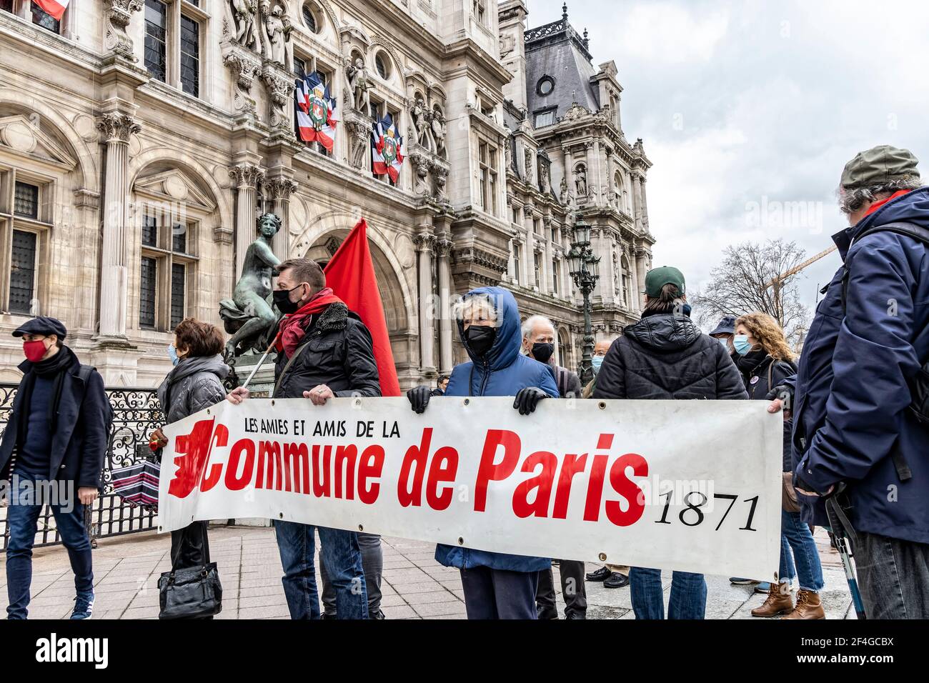 Paris, France. 18th Mar, 2021. Commemoration of the 150th anniversary ...