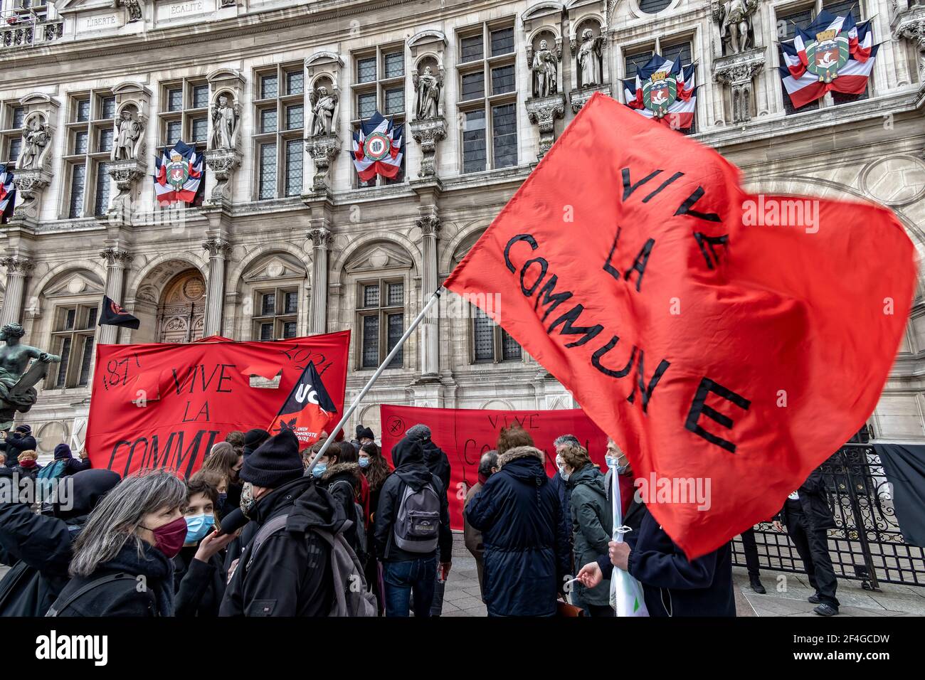 Paris, France. 18th Mar, 2021. Commemoration of the 150th anniversary ...