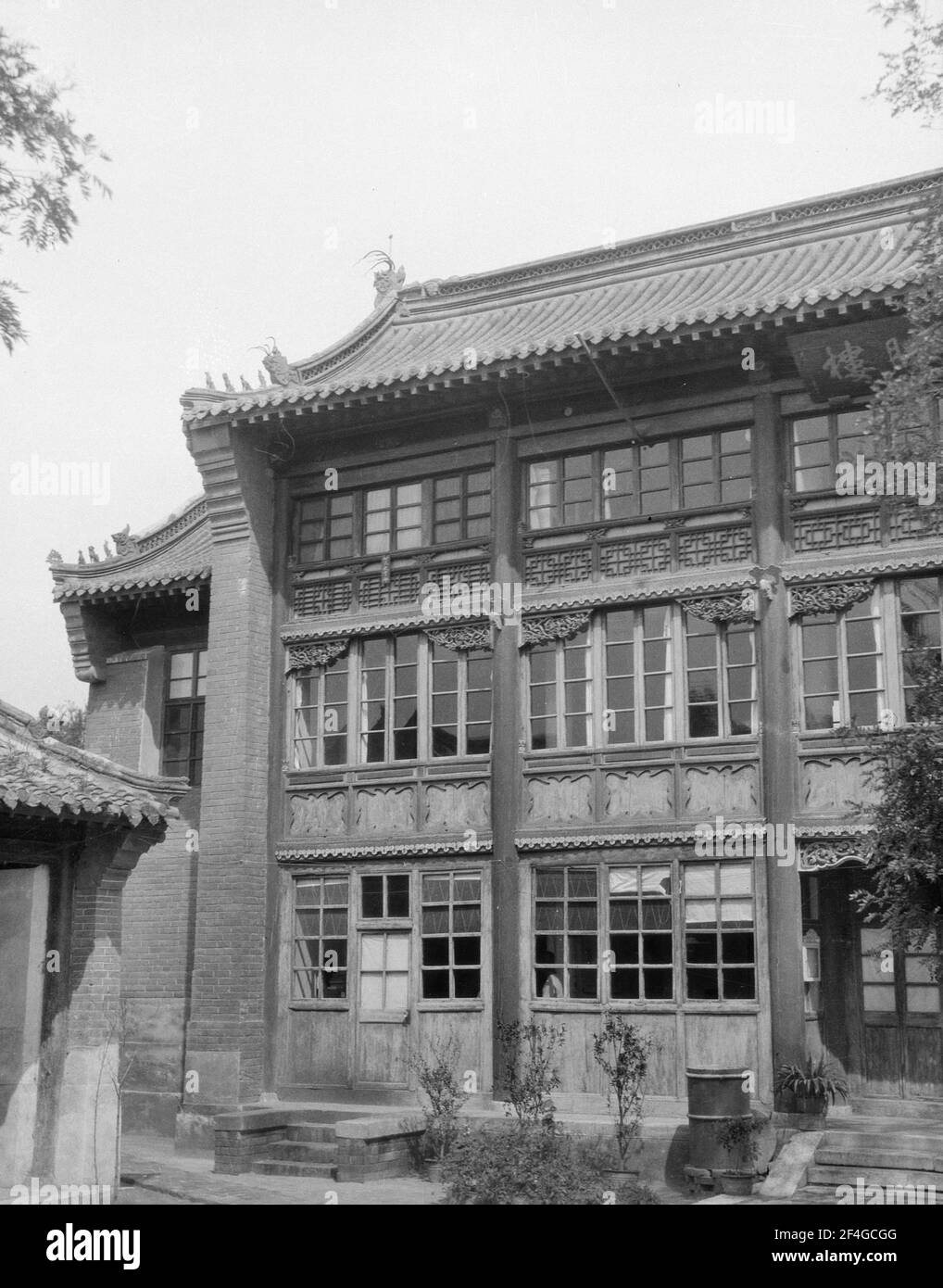 Three-Story Building, China, Ding Xian (China), Dingzhou Shi (China ...