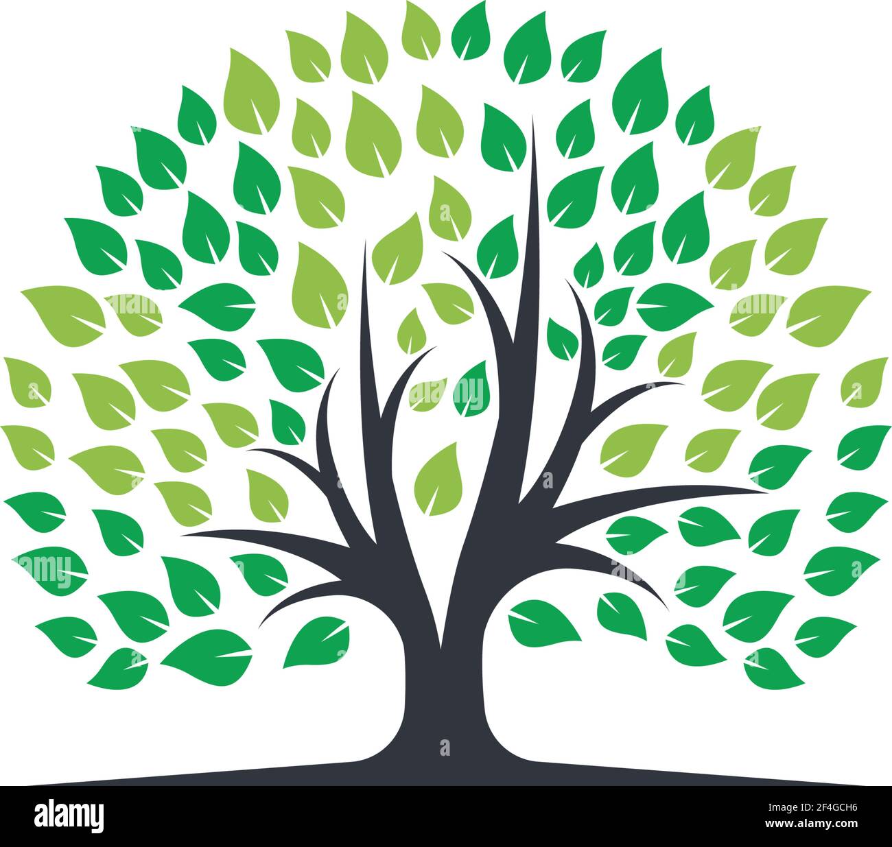 Tree logo template vector icon illustration Stock Vector Image & Art ...