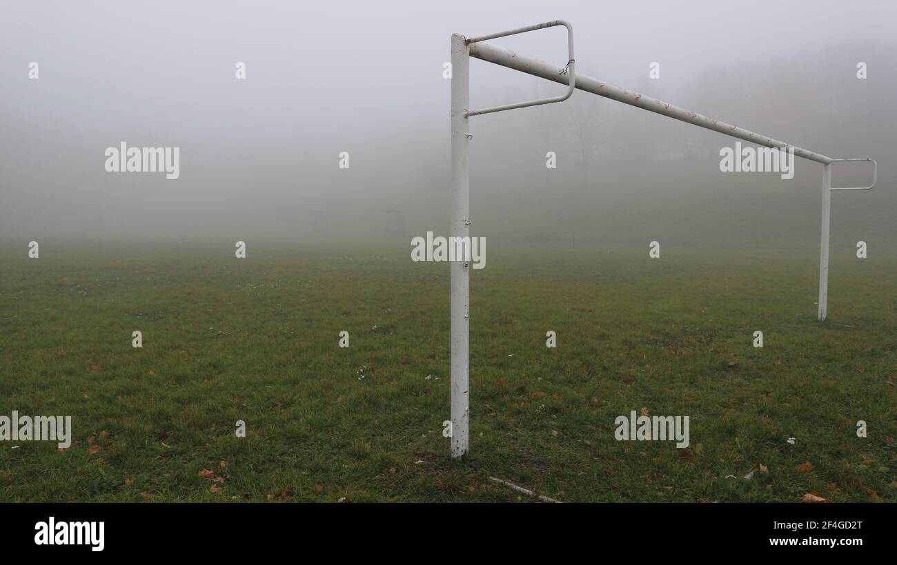 Goal soccer field without hi-res stock photography and images - Alamy