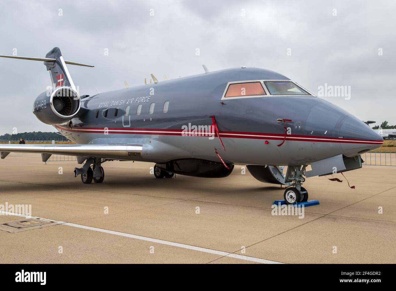 Royal Danish Air Force C-168 - Bombardier CL604 Challenger plane on the ...