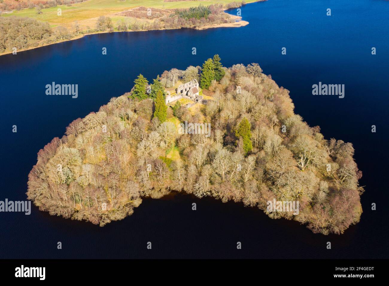 Inchmahome Priory is situated on Inchmahome, the largest of three ...