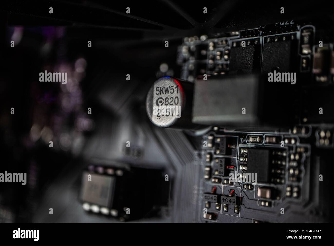 Computer motherboard. Motherboard digital chip. Technology background ...