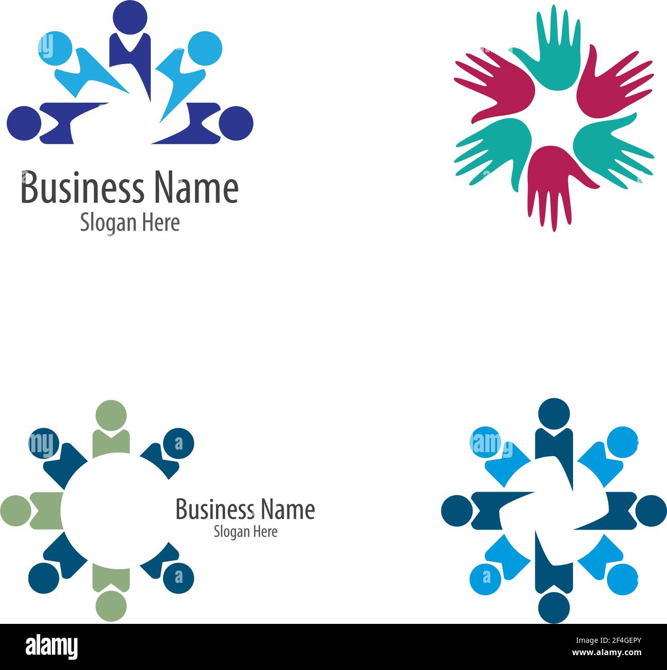 Community logo vector icon illustration design Stock Vector Image & Art ...