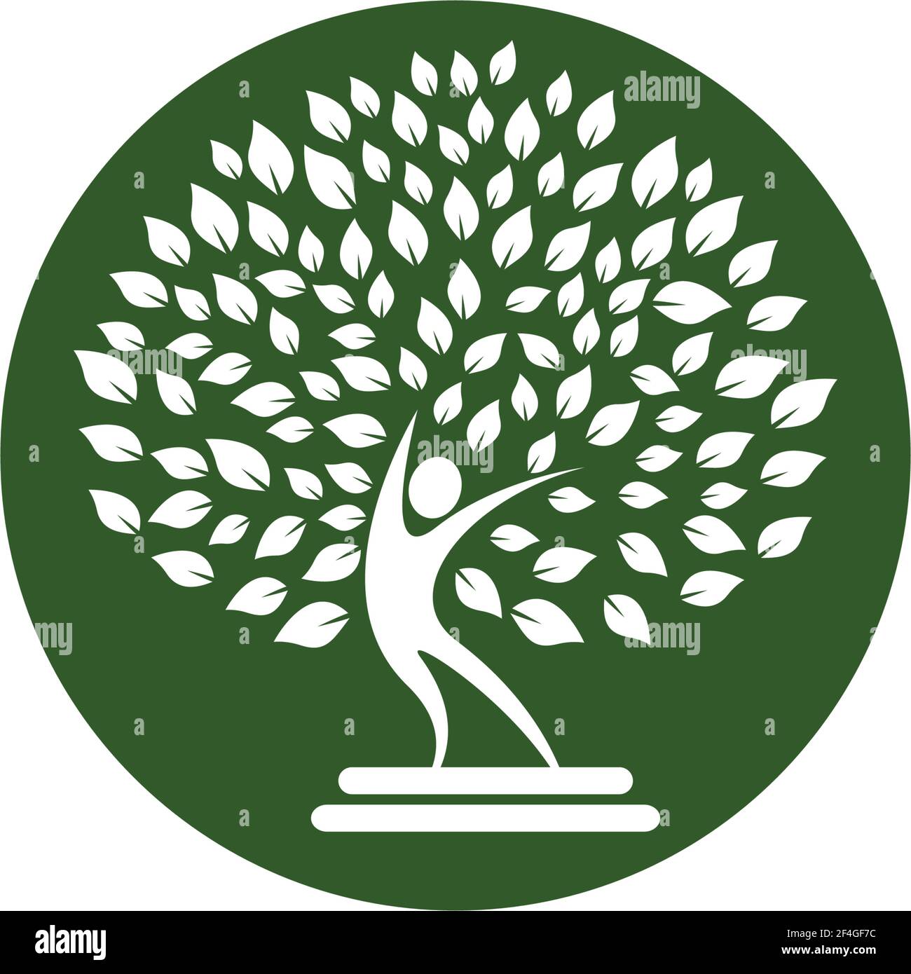 Tree logo template vector icon illustration Stock Vector Image & Art ...