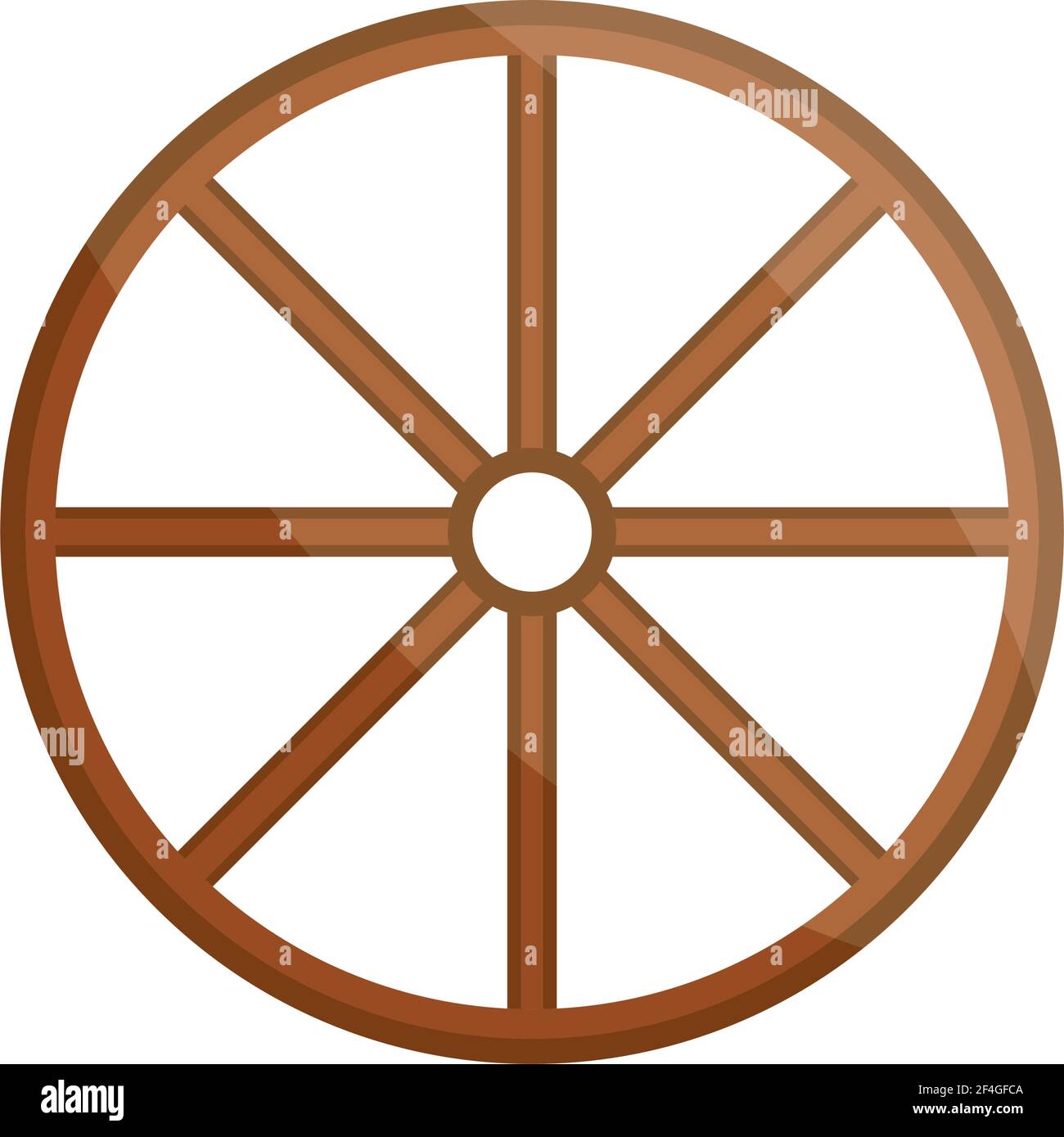 wood wheel antique icon isolated Stock Vector Image & Art - Alamy