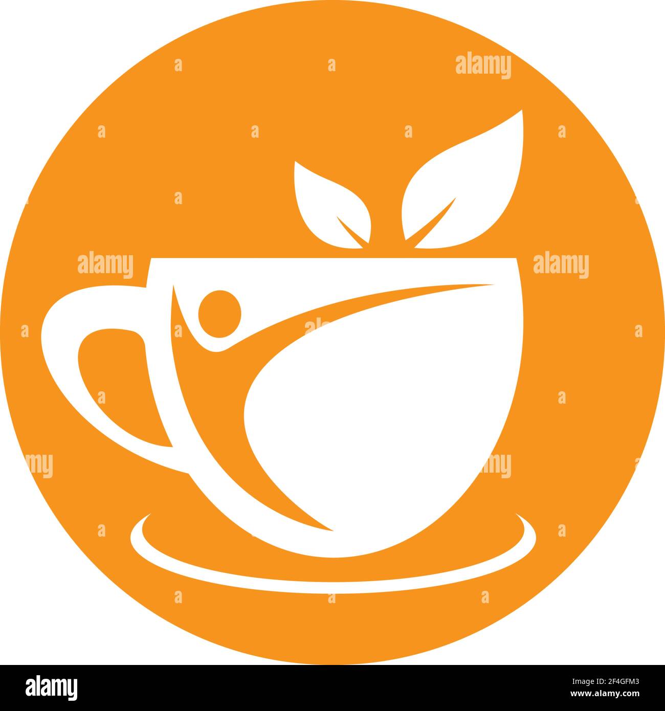 Healthy drink logo template vector icon illustration Stock Vector Image ...