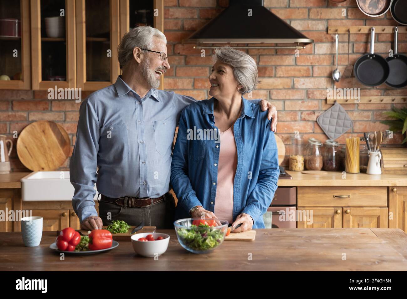 Middle aged female eating healthy food hi-res stock photography and ...