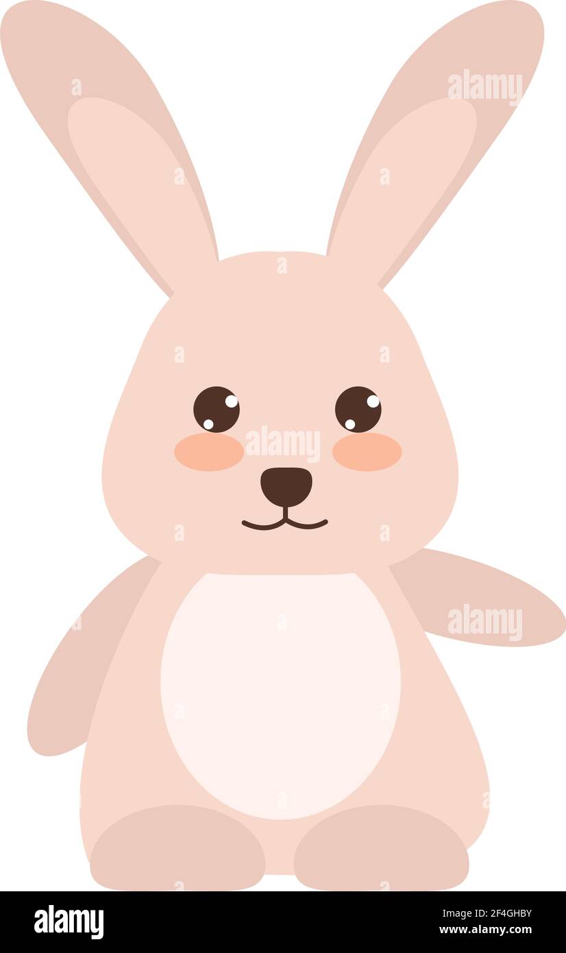 cute little rabbit icon isolated Stock Vector Image & Art - Alamy