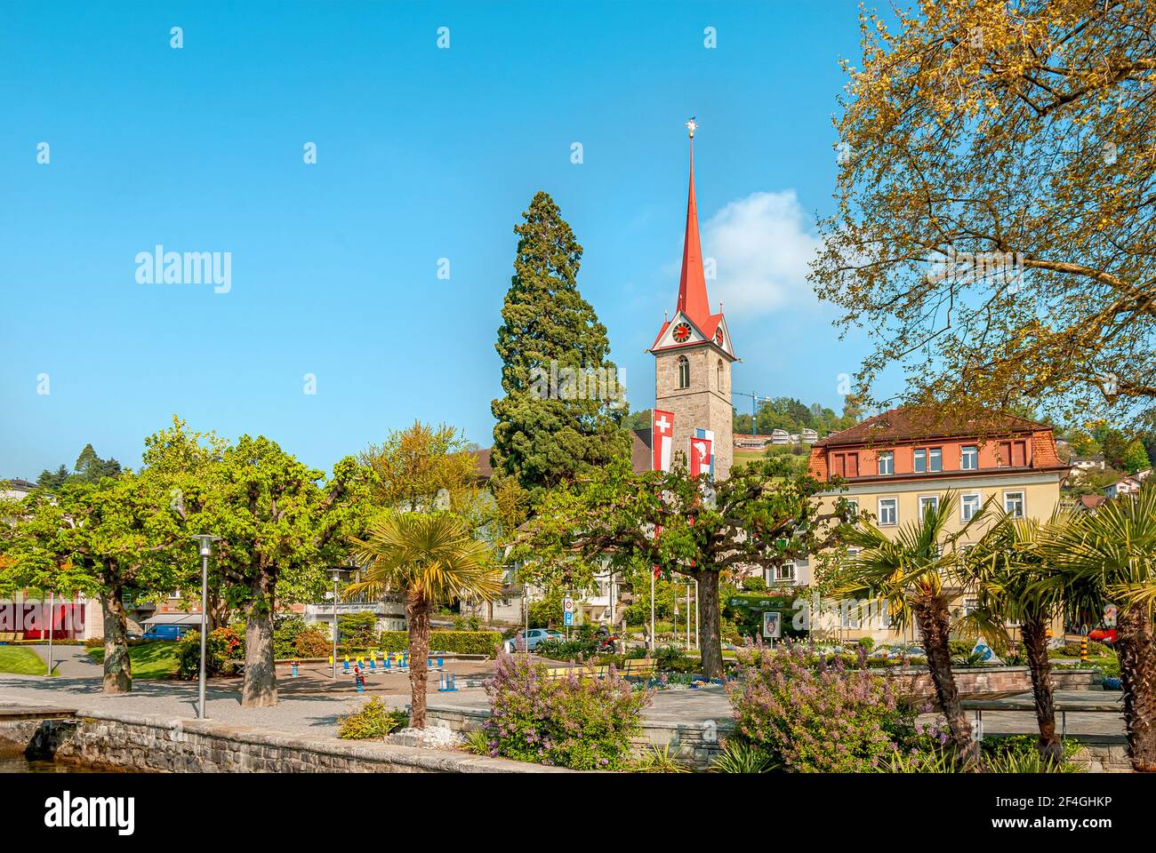 Weggis town hi-res stock photography and images - Alamy