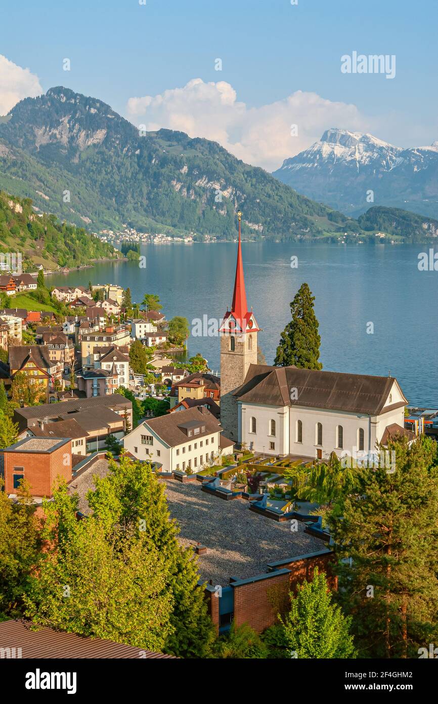 Weggis town hi-res stock photography and images - Alamy