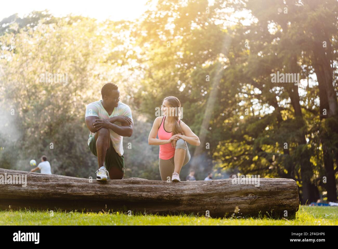 Stretching trunk hi-res stock photography and images - Alamy