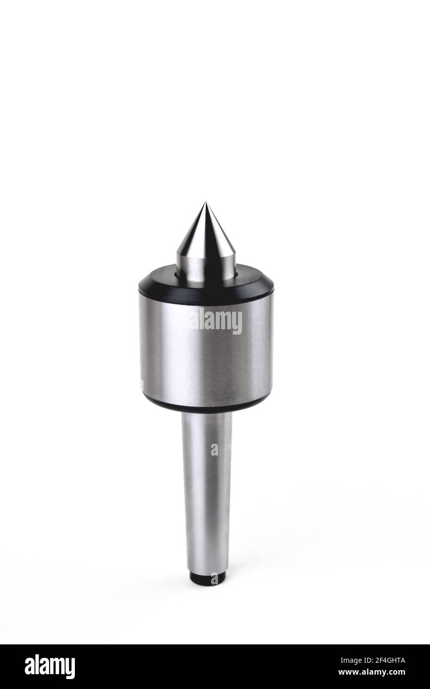 rotating lathe center for fixing workpieces in a lathe during ...