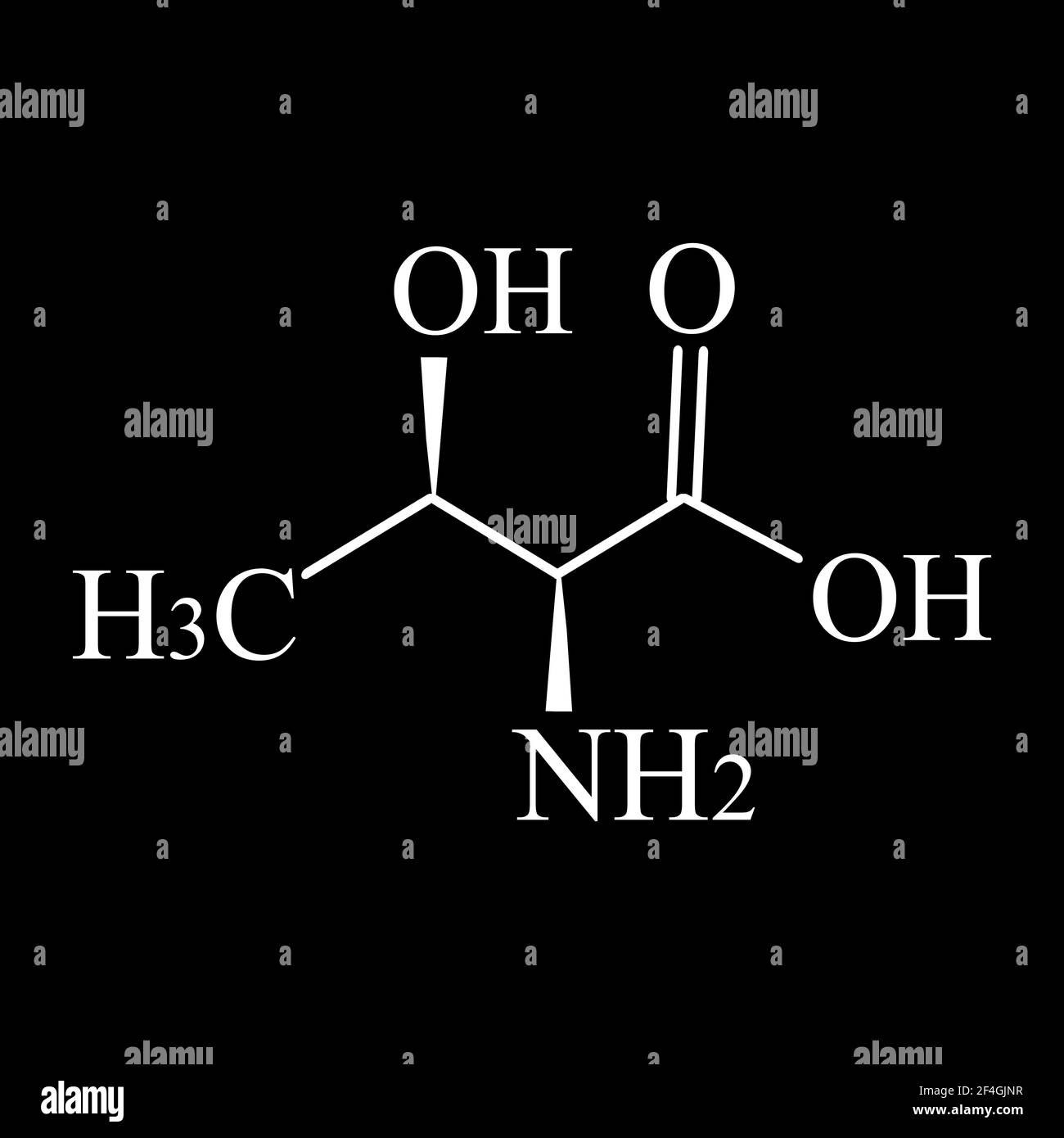Threonine amino acid molecule hi-res stock photography and images - Alamy