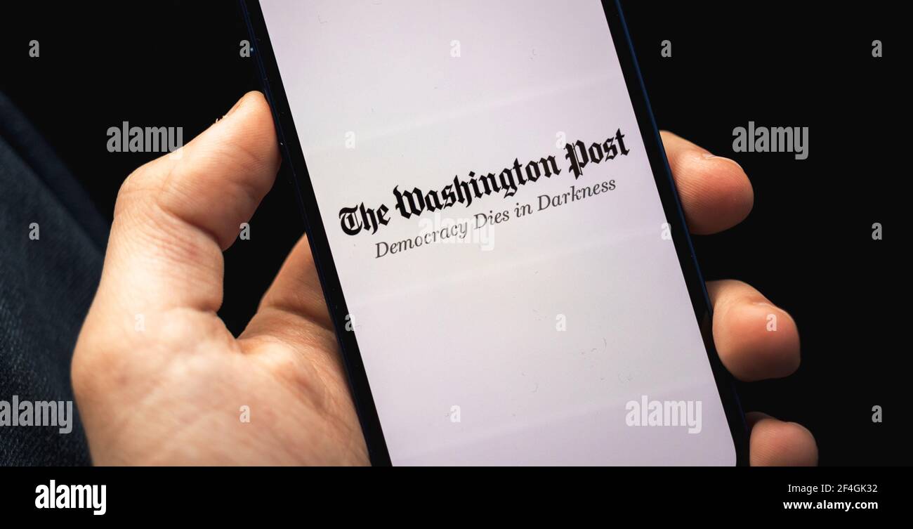 Washington post app logo hi-res stock photography and images - Alamy