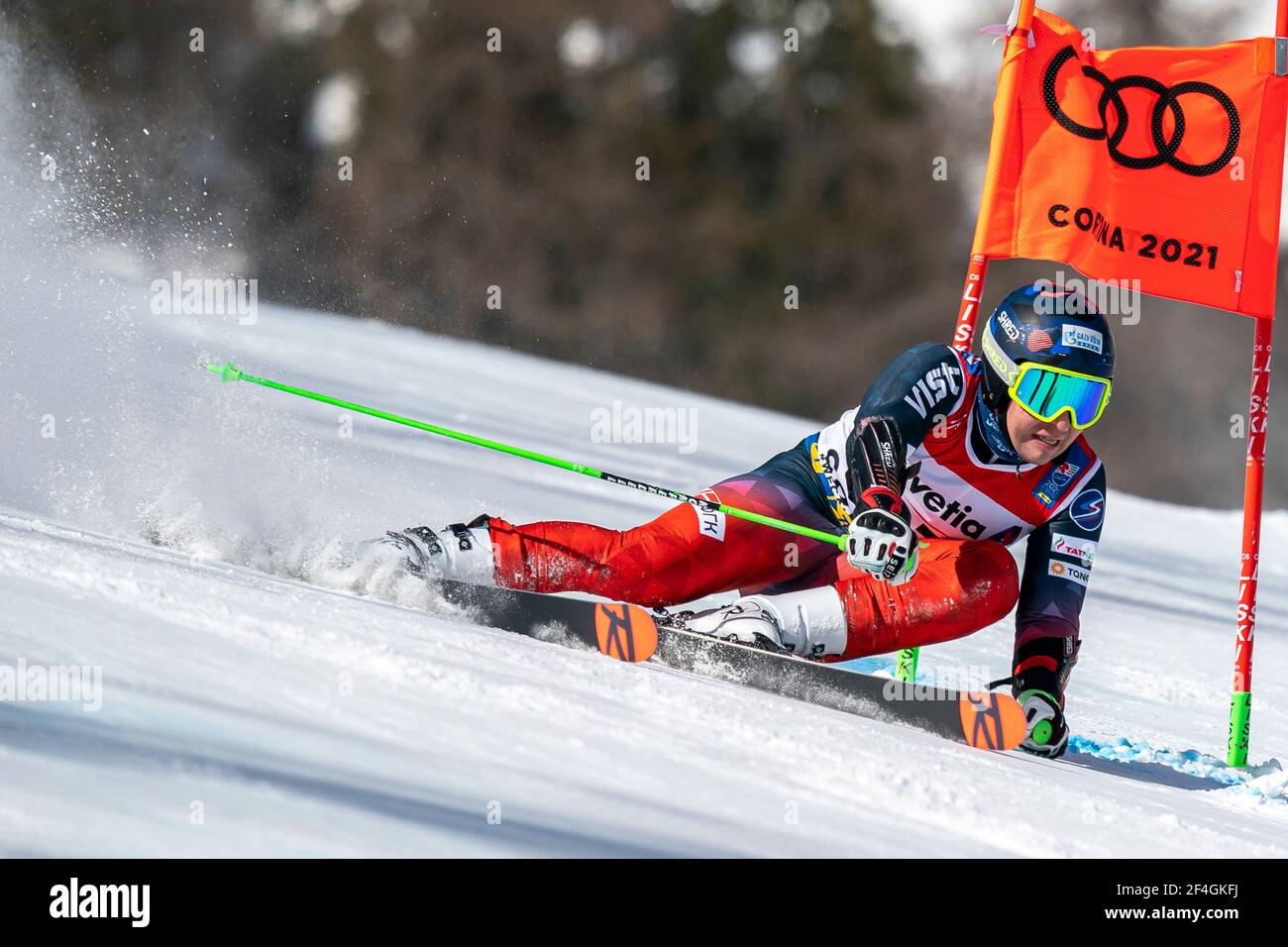 Cortina d'Ampezzo, Italy 19 February 2021: ANDRIENKO Aleksander (RSF ...
