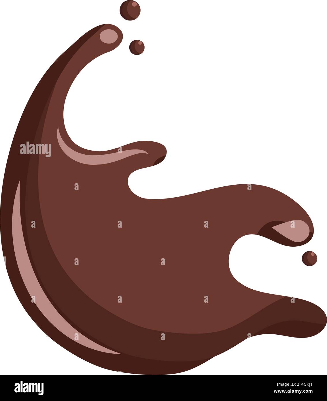 splash of chocolate design isolated Stock Vector Image & Art - Alamy