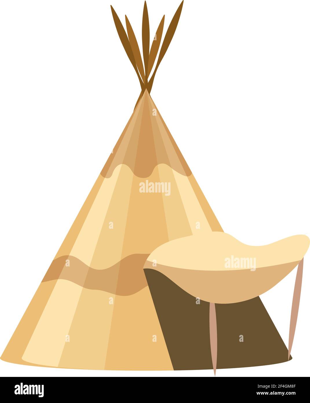 Indian hut Stock Vector Images - Alamy