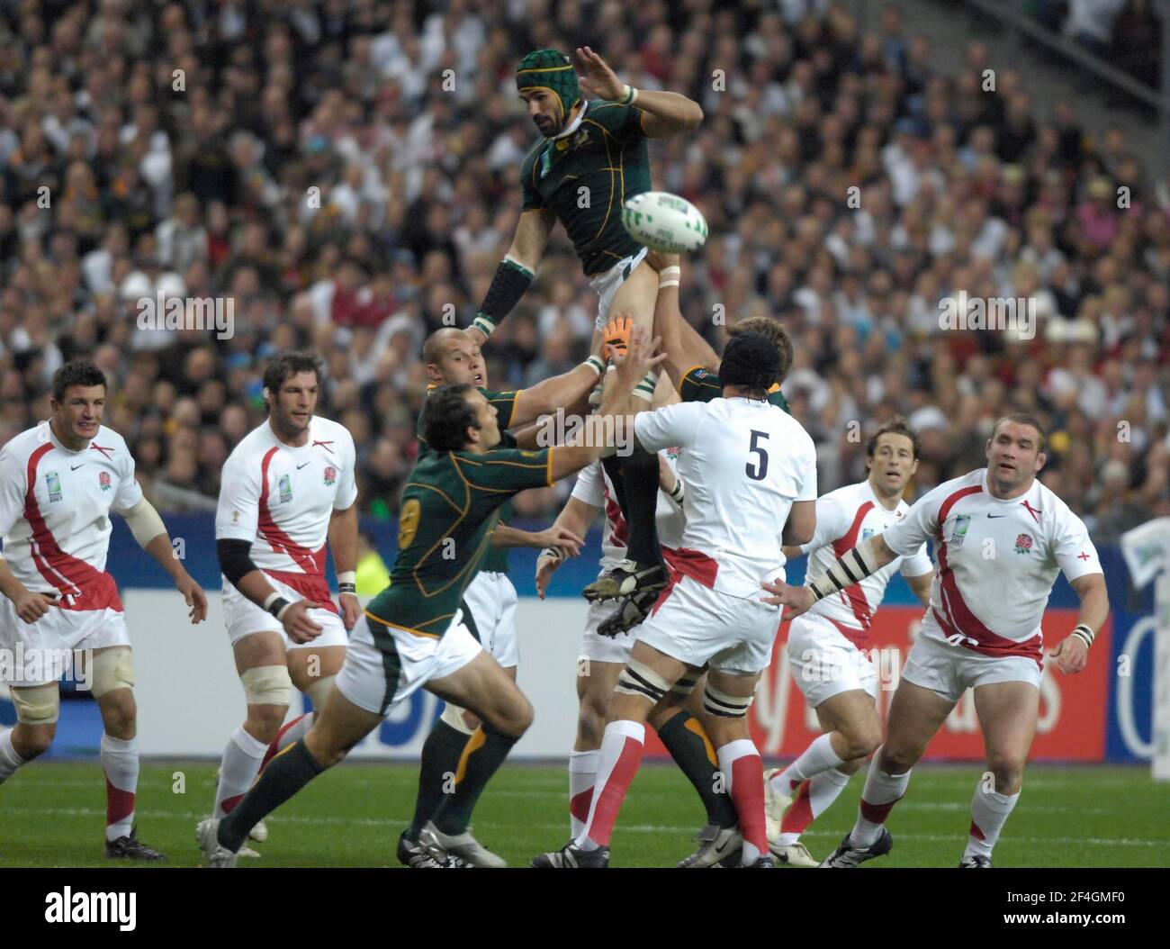 RUGBY WORLD CUP FINAL ENGLAND V SOUTH AFRICA IN THE STADE DE FRANCE ...