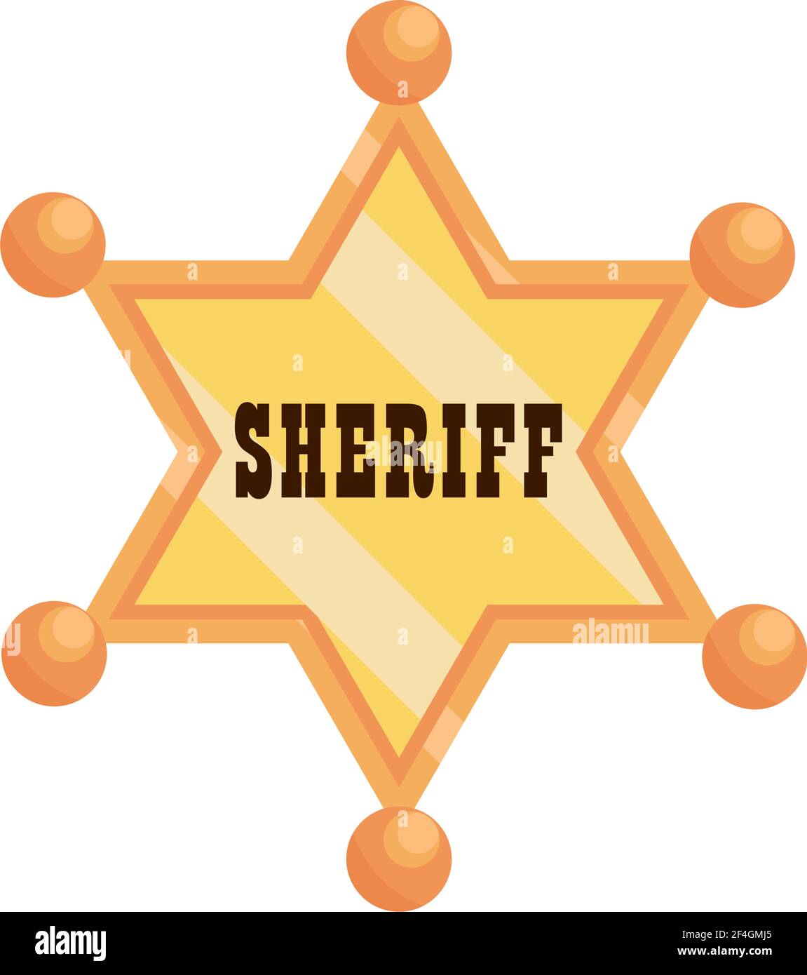 west sheriff star icon isolated Stock Vector Image & Art - Alamy