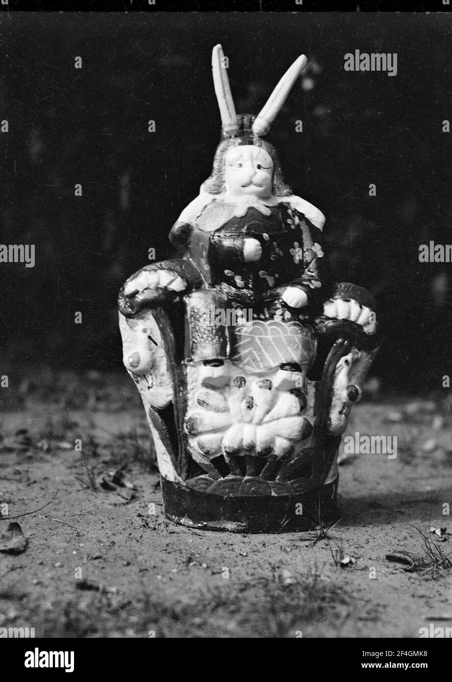 Rabbit-eared sculpture, China, 1931. From the Sidney D. Gamble ...