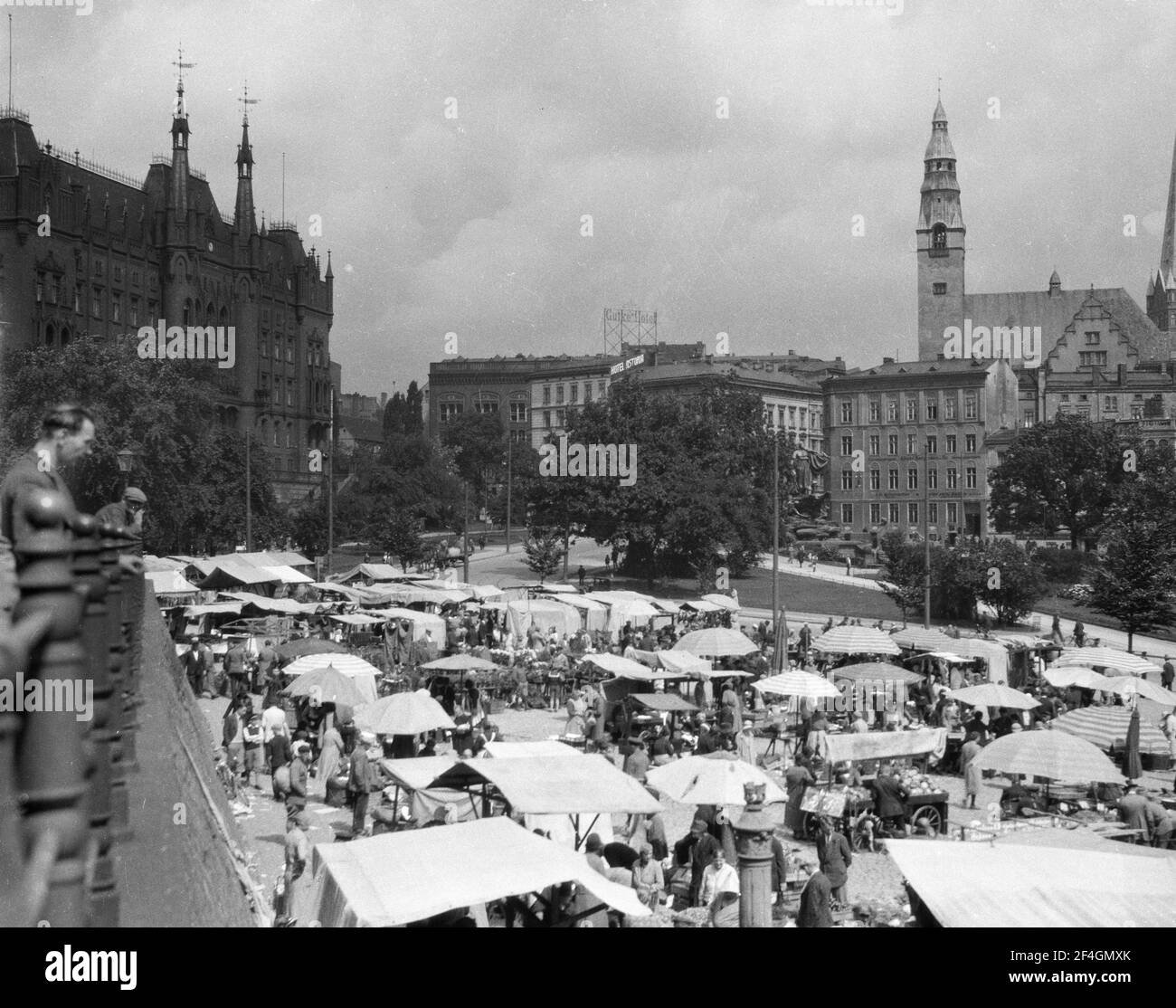 Fair in city, Russia,1931. From the Sidney D. Gamble photographs ...