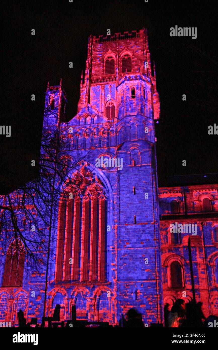 Lumiere show at cathedral hi-res stock photography and images - Alamy