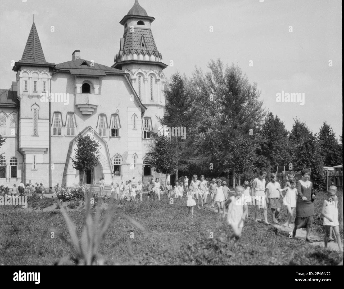 Church closeup, Russia,1931. From the Sidney D. Gamble photographs ...