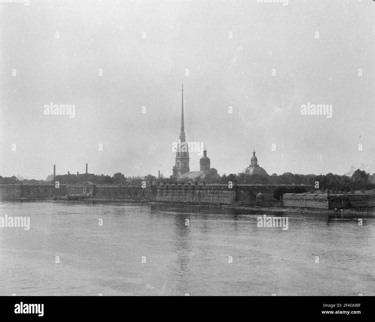 Steeples in distance, Russia,1931. From the Sidney D. Gamble ...