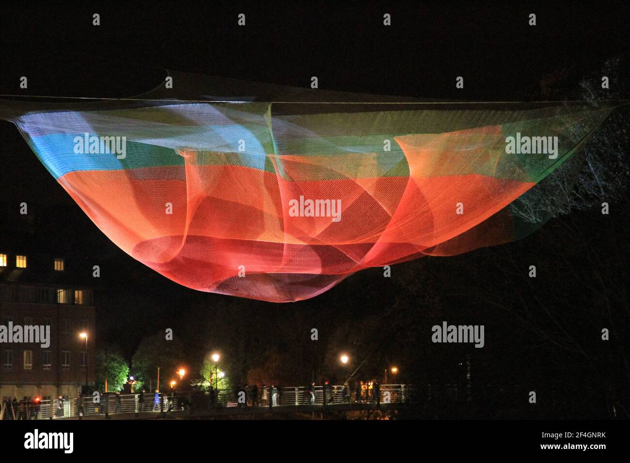 Durham Lumiere light show 2015 Stock Photo - Alamy