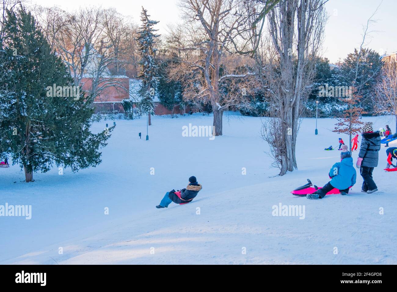 Toboggan park hi-res stock photography and images - Alamy