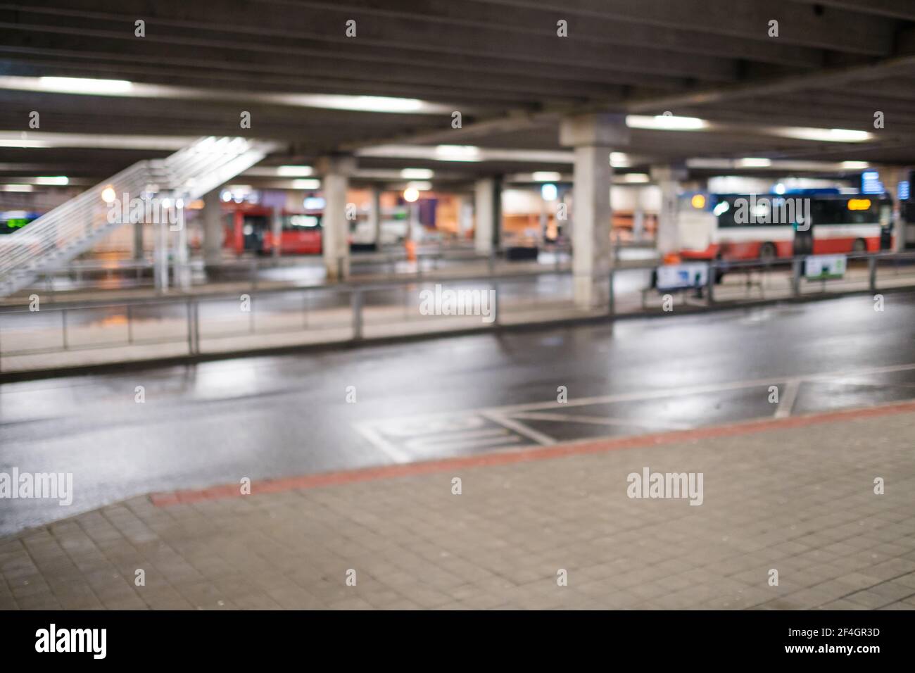 Empty bus station hi-res stock photography and images - Alamy