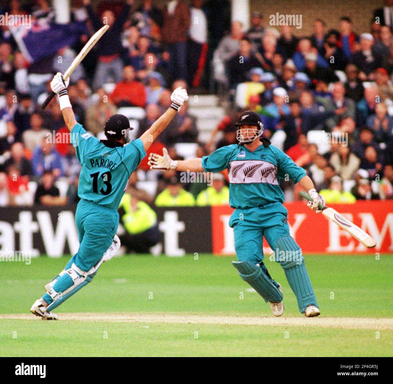 Cricket World Cup 1999 India v New Zealand Super Six Group Roger Twose ...