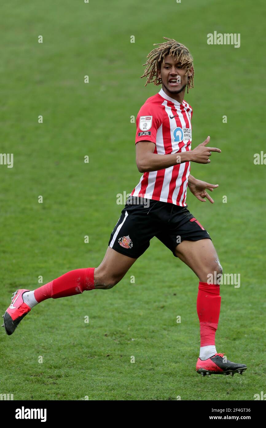 Sunderland's Dion Sanderson during the Sky Bet League One match at the ...