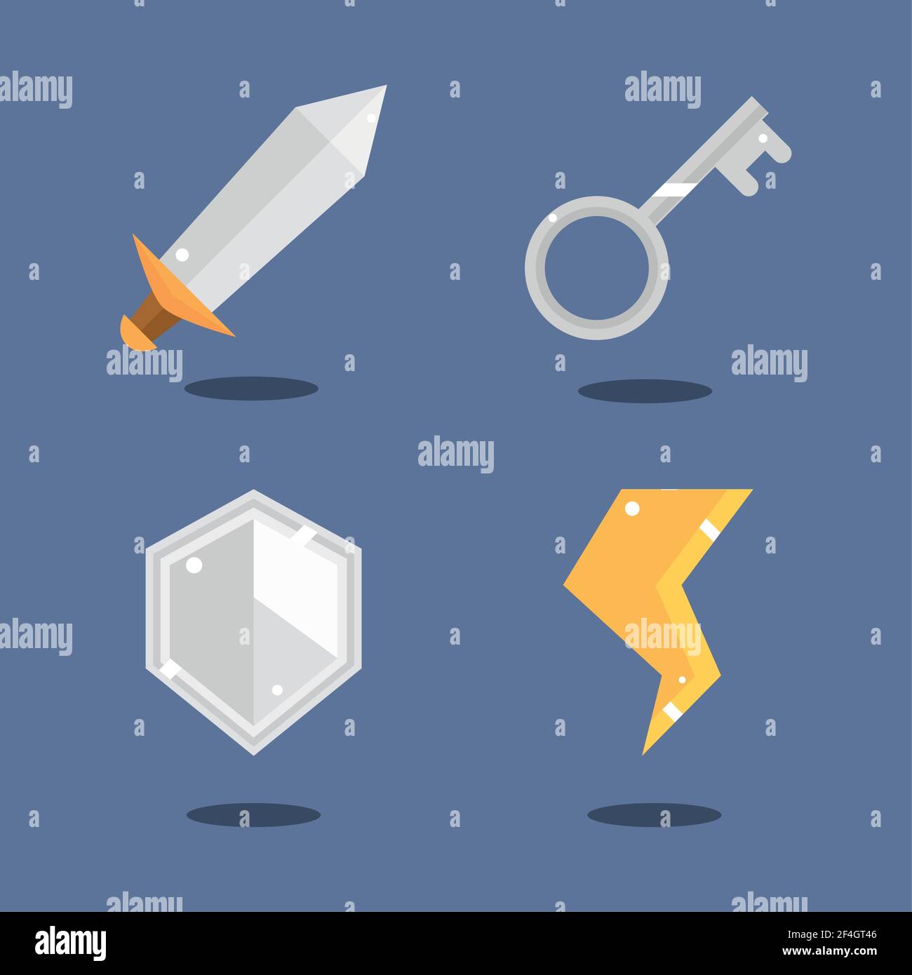 Sword key Stock Vector Images - Alamy