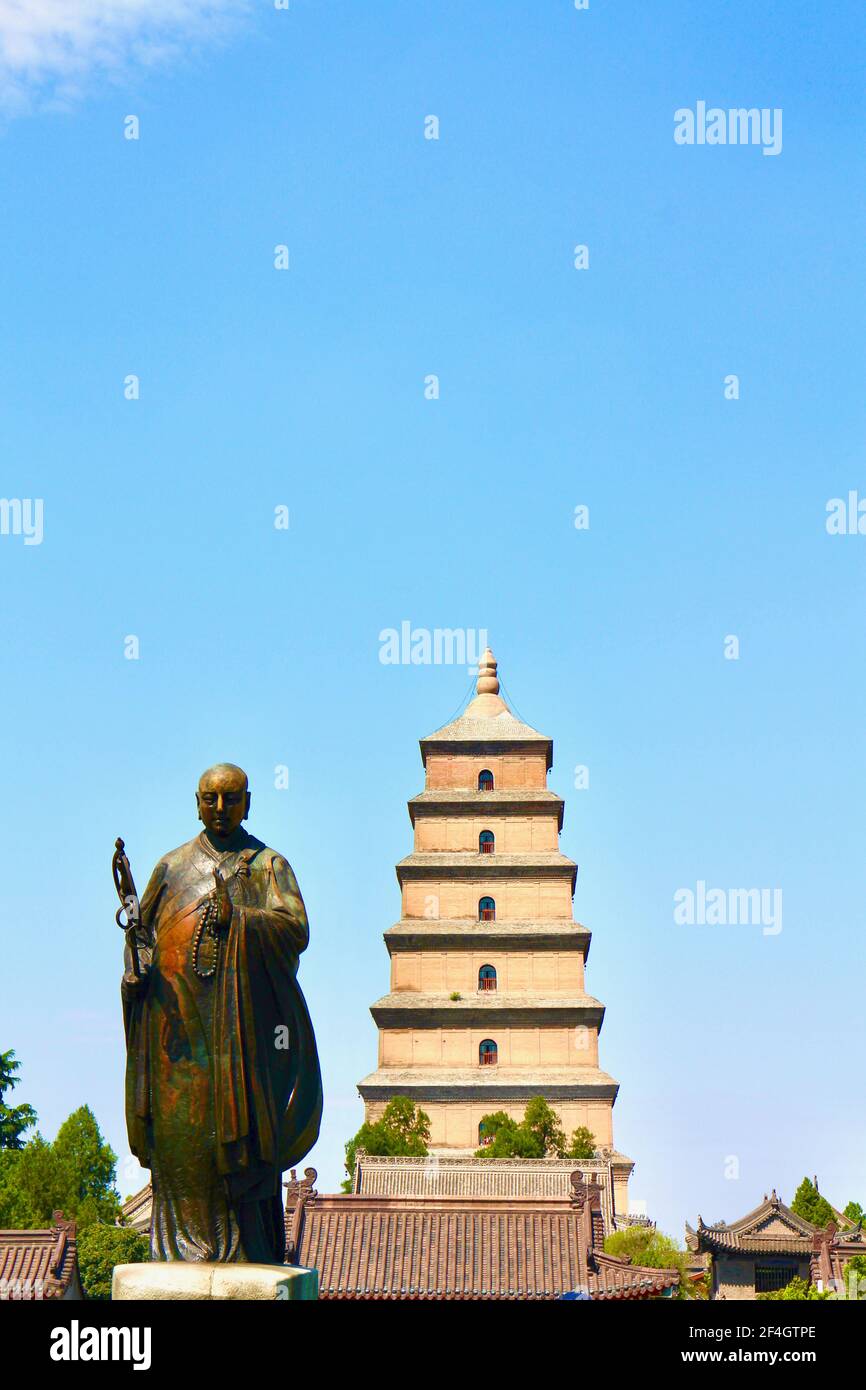The view of Great Goose Pagoda Stock Photo - Alamy
