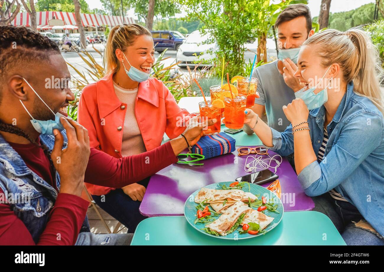 Happy student eating bar hi-res stock photography and images - Alamy