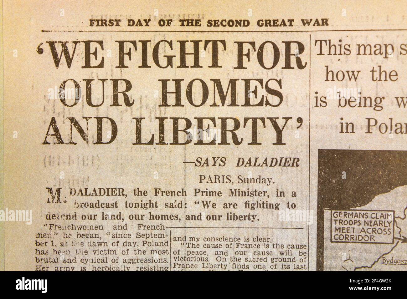 We fight for our homes and liberty hi-res stock photography and images ...